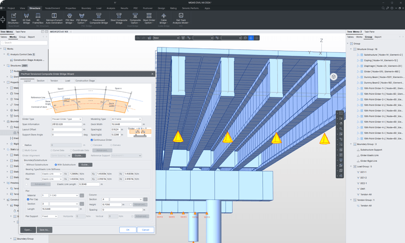 MIDAS CIVIL NX | 주요 기능